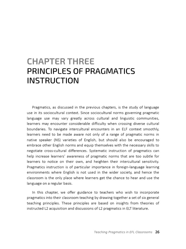Teaching Pragmatics in EFL Classrooms 2029-Trang-2 | PDF