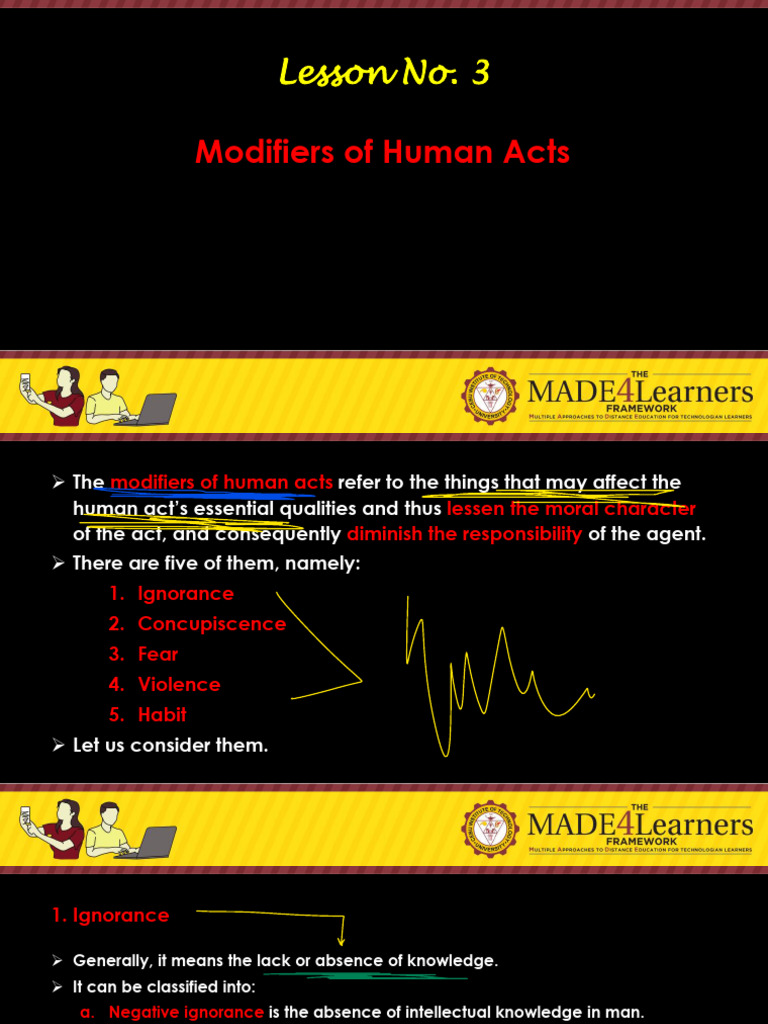C. Modifiers of Human Acts | PDF | Knowledge | Anger