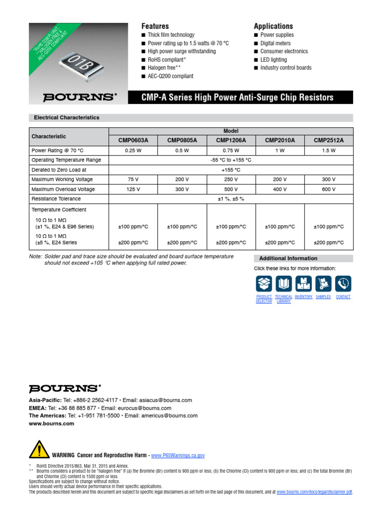 CMP A | PDF | Resistor | Electrical Resistance And Conductance