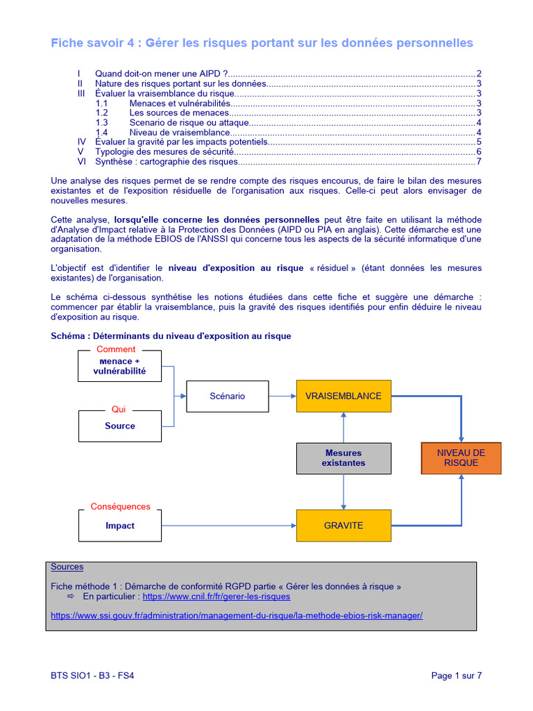 FS4-Analyse Des Risques | PDF