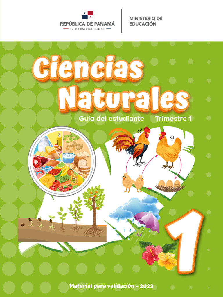 Guía Estudiante Ciencias Naturales 1er Grado 2022,1er Trim | PDF