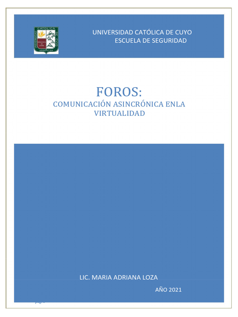 FOROS | PDF