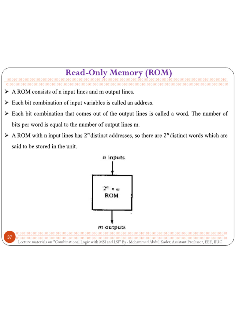 ROM and PLA | PDF