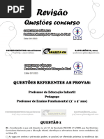 3 Prova Simulada IBAM para Professor I Com Gabarito | PDF | Pedagogia | Aprendizado