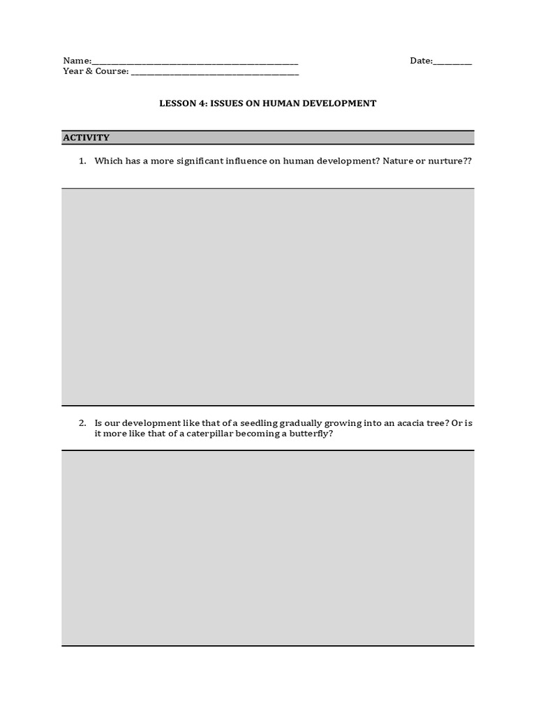Module-2_Issues-on-Human-Development | PDF | Developmental Psychology | Nature Versus Nurture