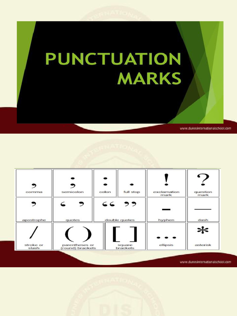 Punctuation | PDF
