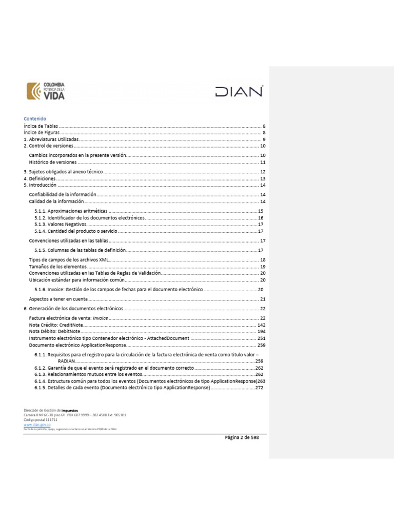 Guía sobre Documentos Electrónicos DIAN | PDF | Xml | Tecnologías de la ...