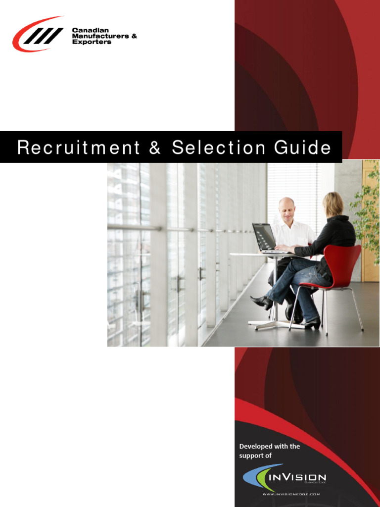 Doc_Recruitment-and-Selection-Guide | PDF | Recruitment | Sales