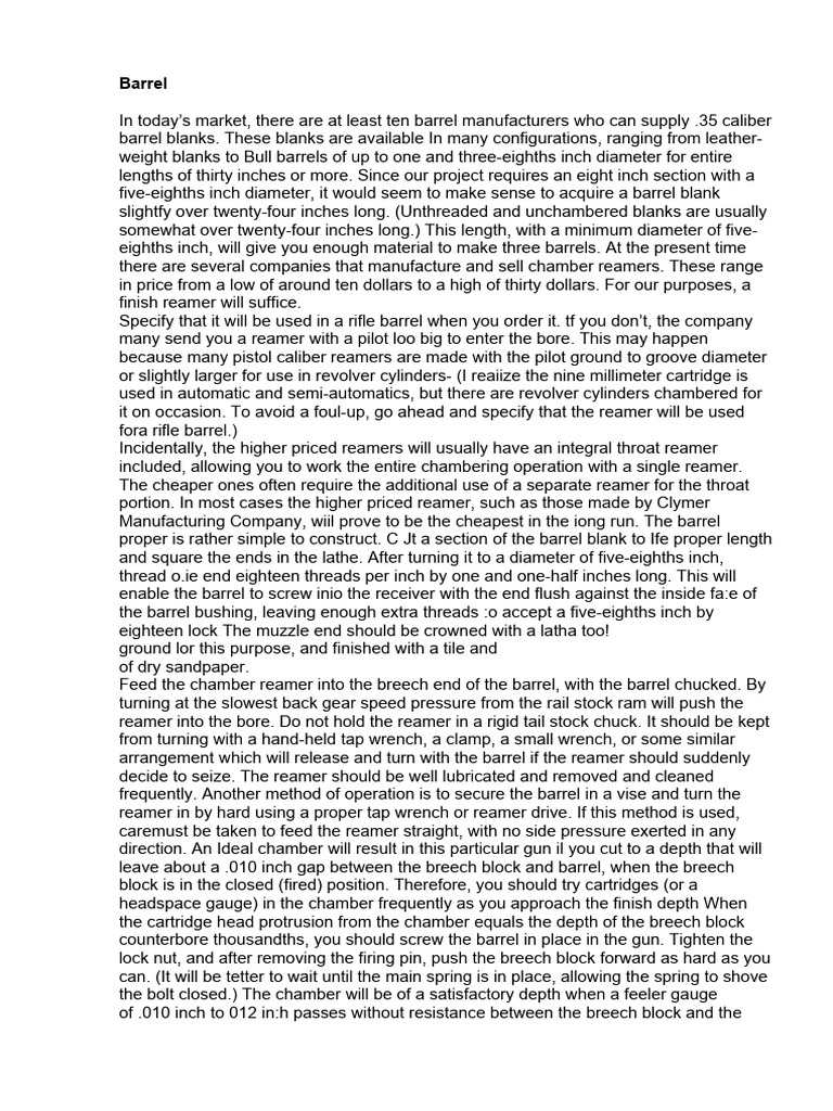 Barrel1оружие 12 | PDF | Gun Barrel | Caliber