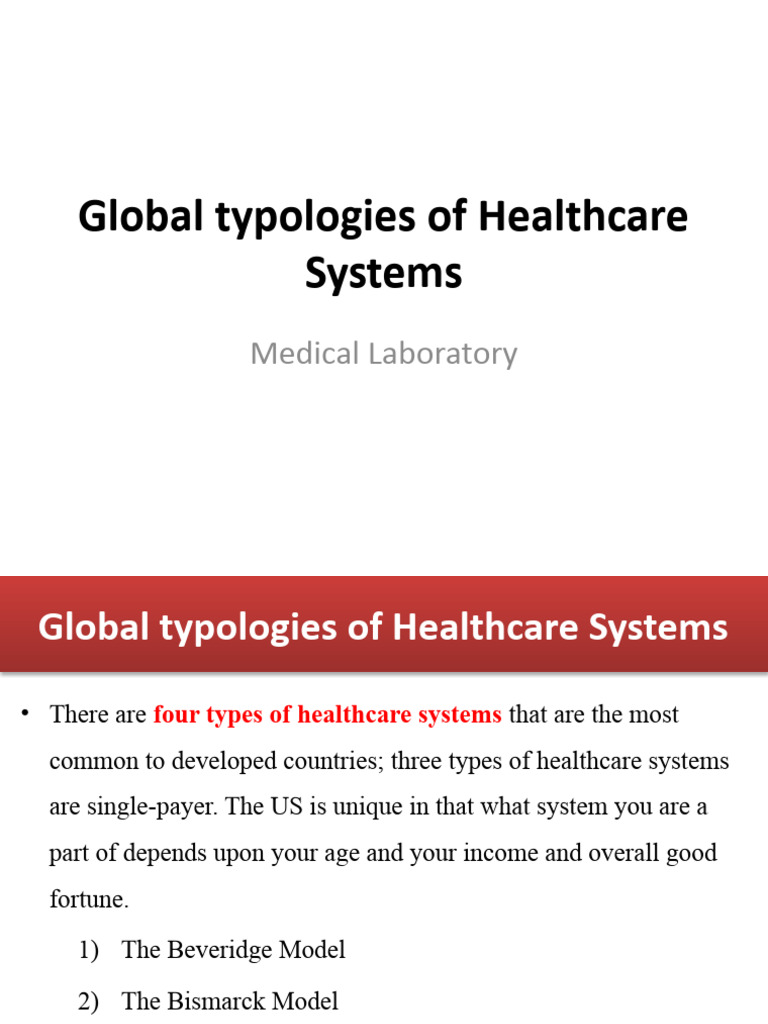 Global Typologies of Healthcare Systems | Download Free PDF | Health ...