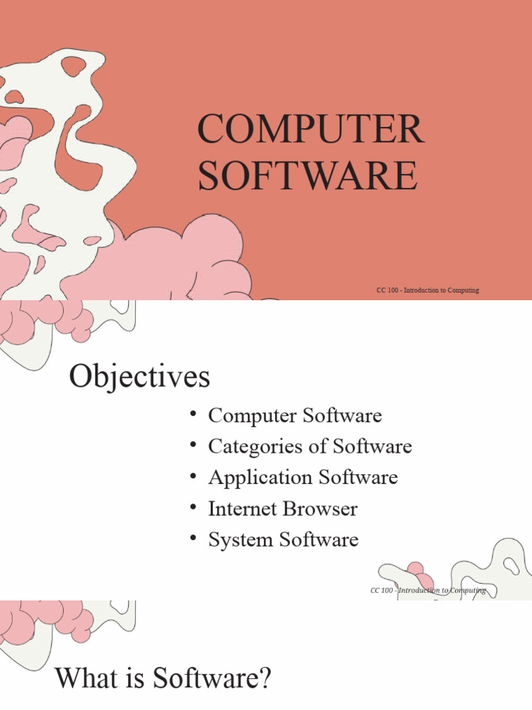 CC 100 Chapter 2 Computer Software | Download Free PDF | Operating System | Databases