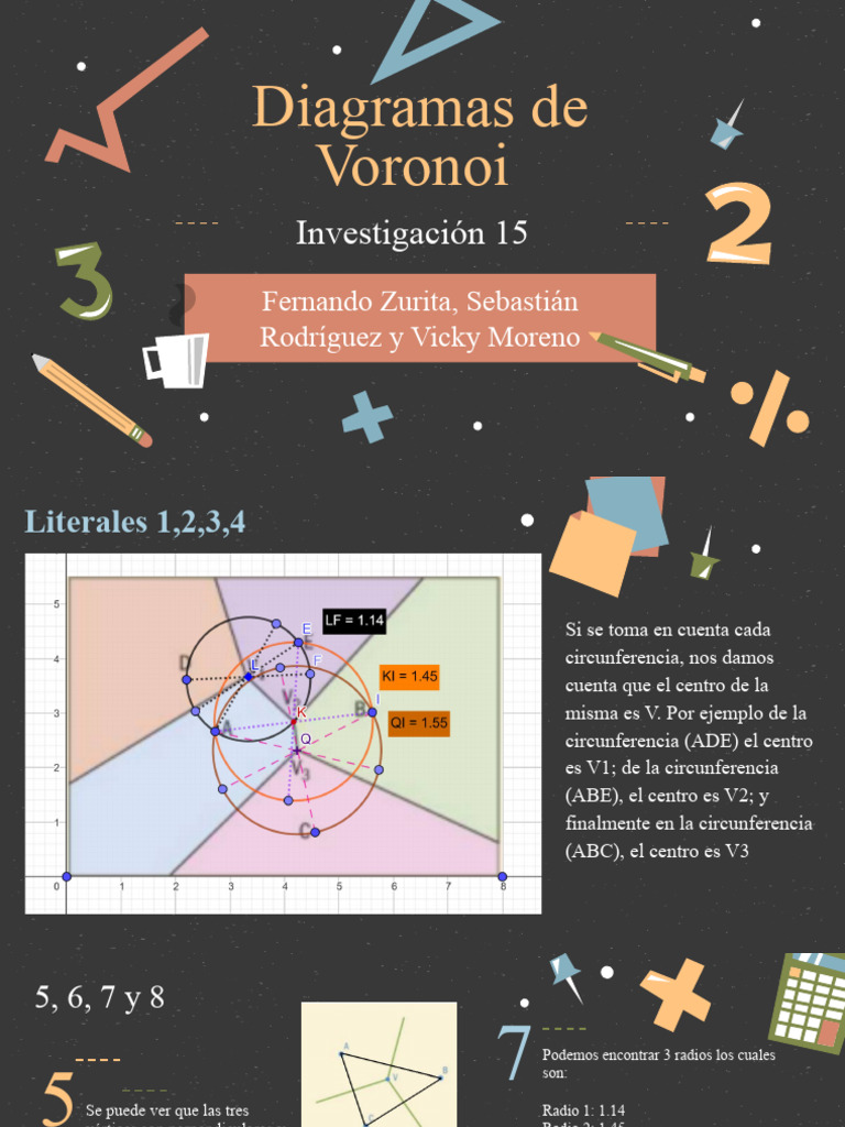 Diagramas de Voronoi | Descargar gratis PDF | Geometría | Geometría ...