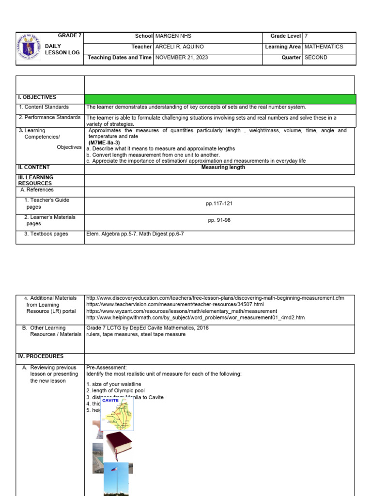 Week 2 | PDF | Foot (Unit) | Measurement