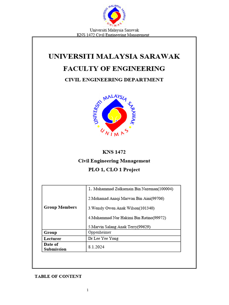 KTA Sarawak's Role in Bridge Project | PDF | Product Lifecycle | Safety