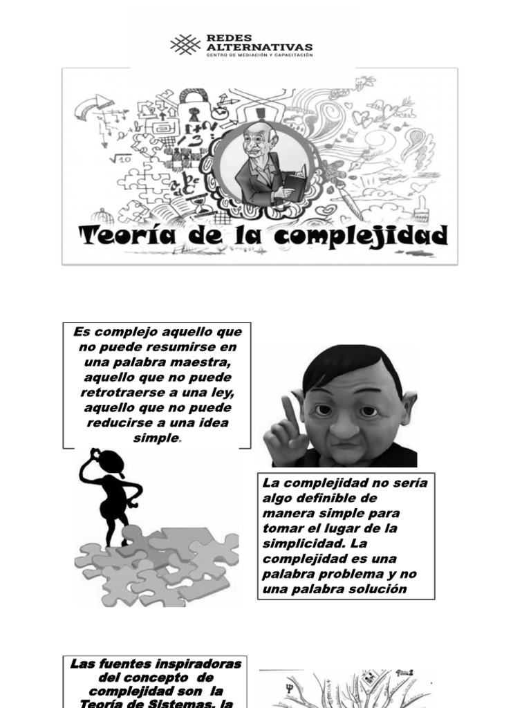 Teoría de la complejidad | PDF | Teoría | Mediación