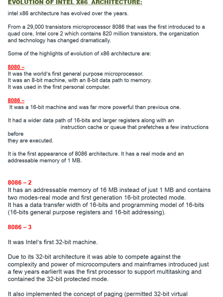 8086 Archi | PDF | Central Processing Unit | Cpu Cache 8086 Archi | PDF | Central Processing Unit | Cpu Cache