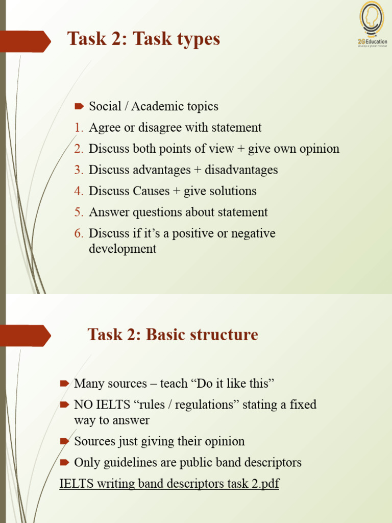 2G IELTS Writing Task 2 (1) | PDF | Reason | Essays