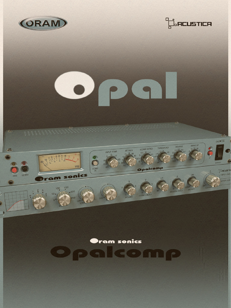 Opal Comp Manual | Download Free PDF | Electrical Engineering | Signal Processing