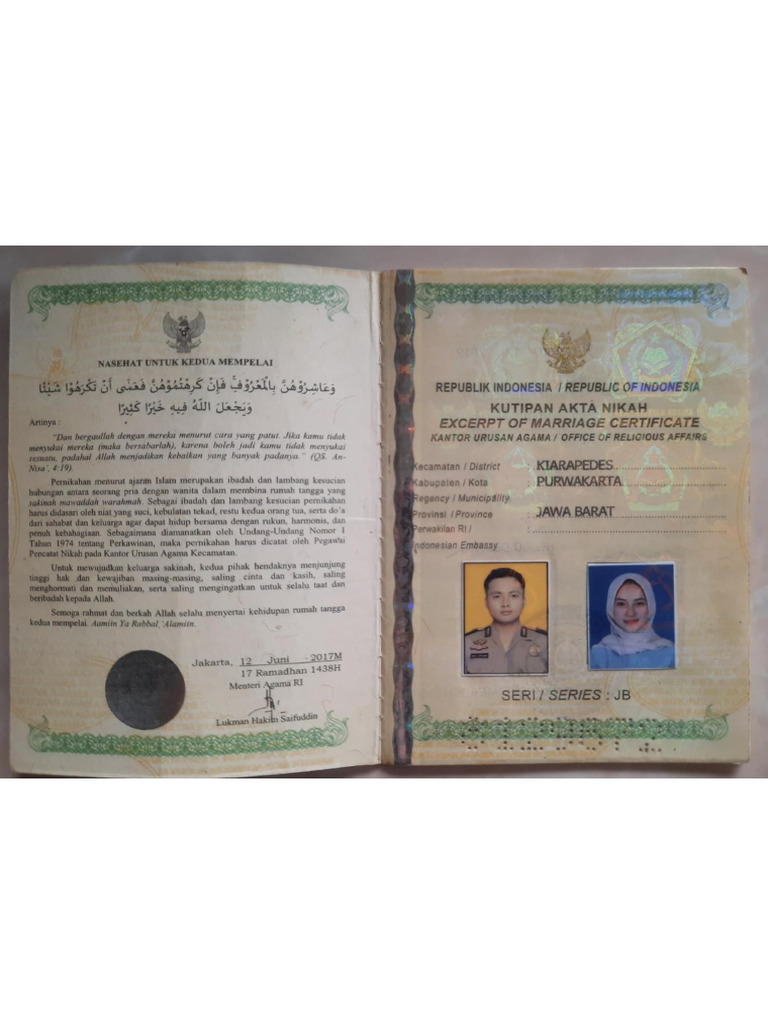 Surat Nikah | PDF