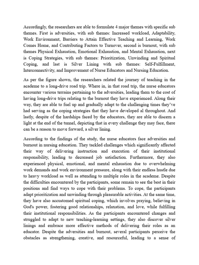 Script | PDF | Occupational Burnout | Stress (Biology)