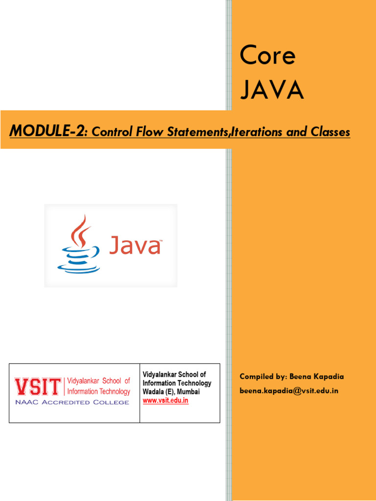 CJ Unit 2 | Download Free PDF | Method (Computer Programming) | Class (Computer Programming)