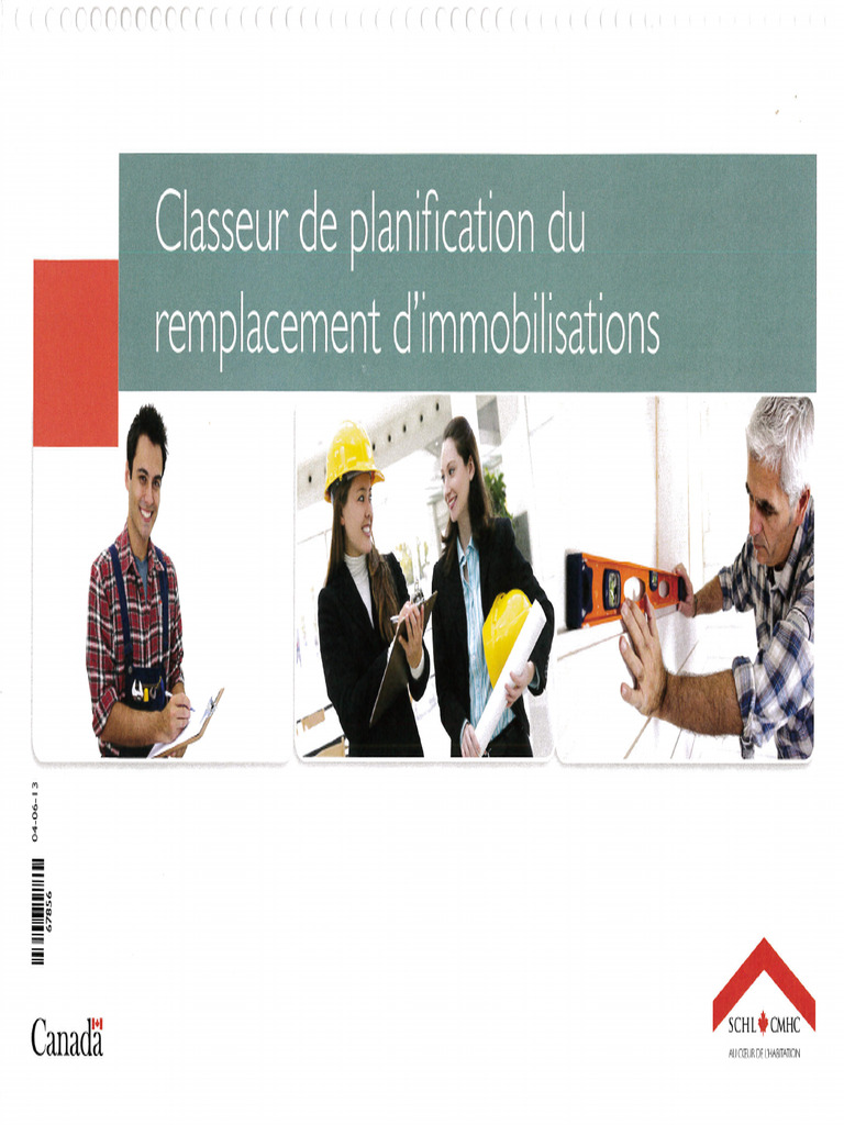 Capital Replacement Planning Workbook CMHC 2013 French | PDF