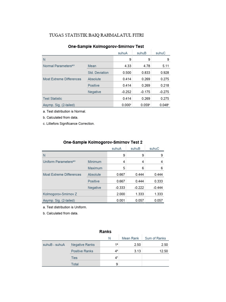 Tugas Statistik ARA 10 AGT | PDF | Evaluation Methods | Inductive Reasoning