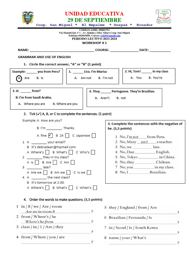 Workshop 1 | PDF | Languages | Foreign Language Studies