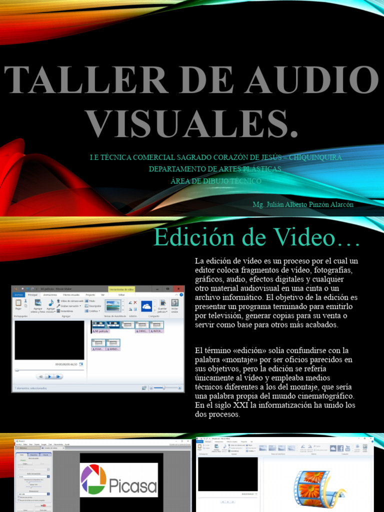 TALLER DE AUDIO VISUALES | PDF | Animación | Imagen