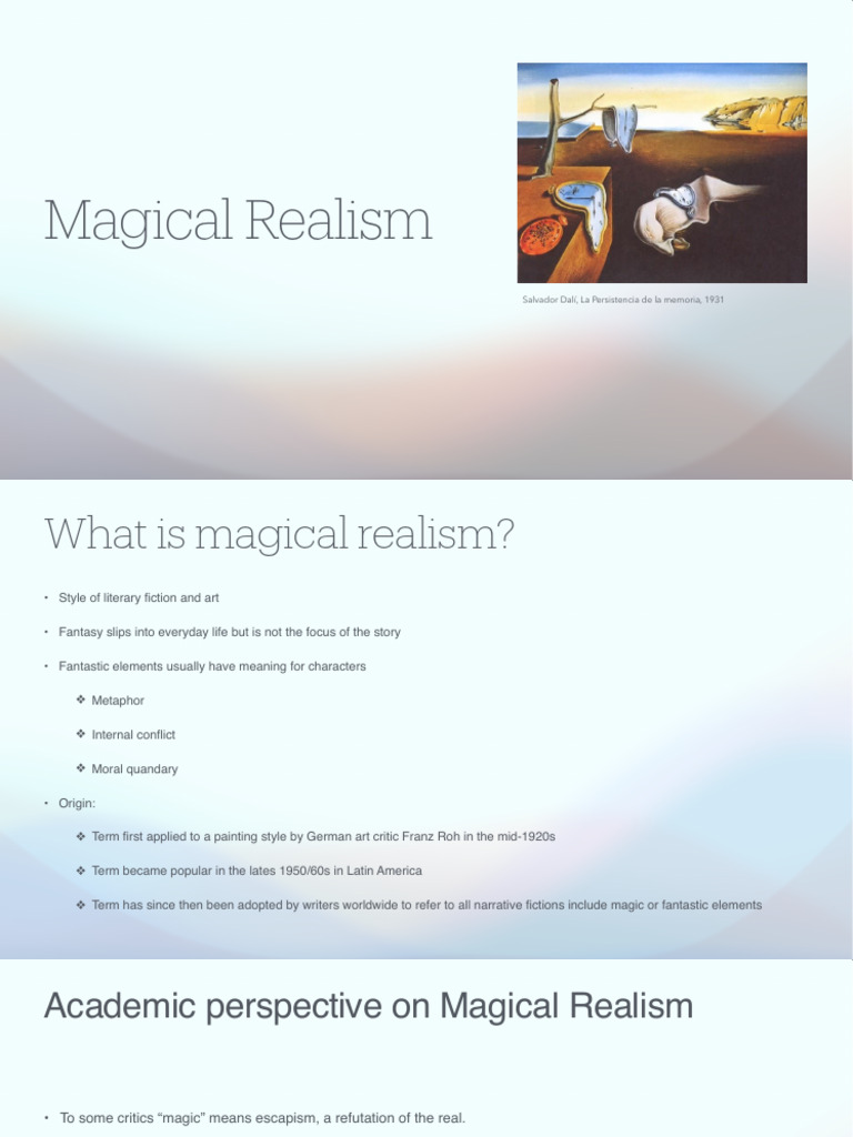 Magical Realism | PDF | Realism (Arts)