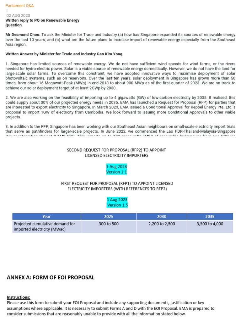 EMA Solar Capacity Update Q4 2023 | PDF | Electrical Grid | Electric ...