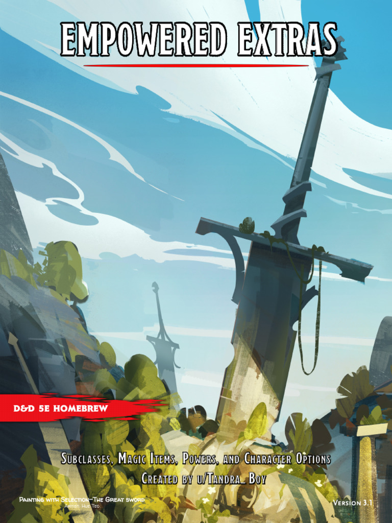 DND 5e Homebrew Class Options | PDF | Self-Improvement | History