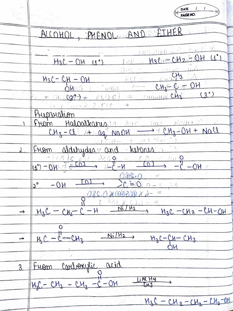 Alcohol Phenol | PDF