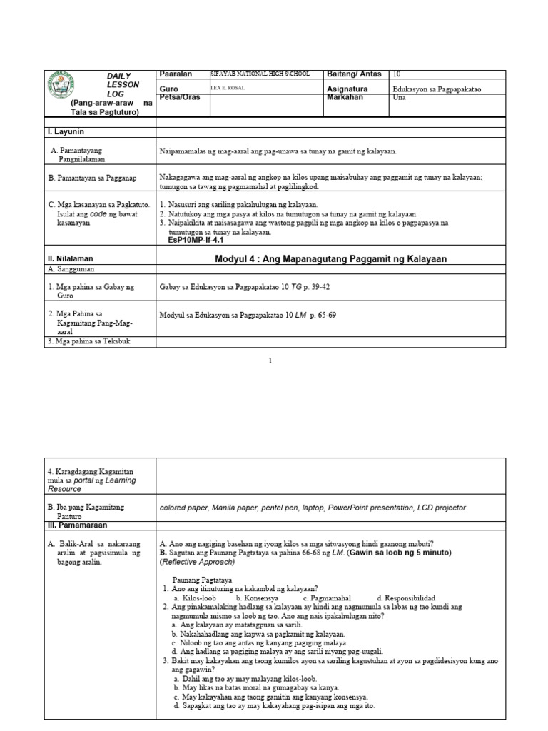 DLL ESP10 Module 4 | PDF