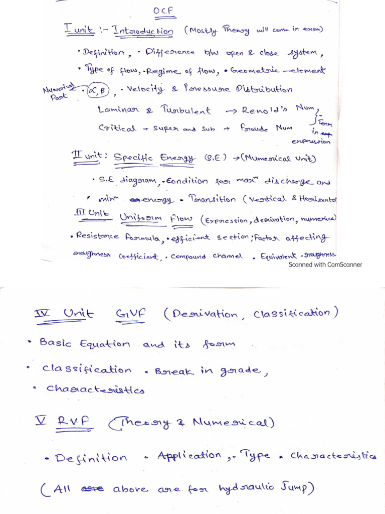 OCF Semester Topics | PDF