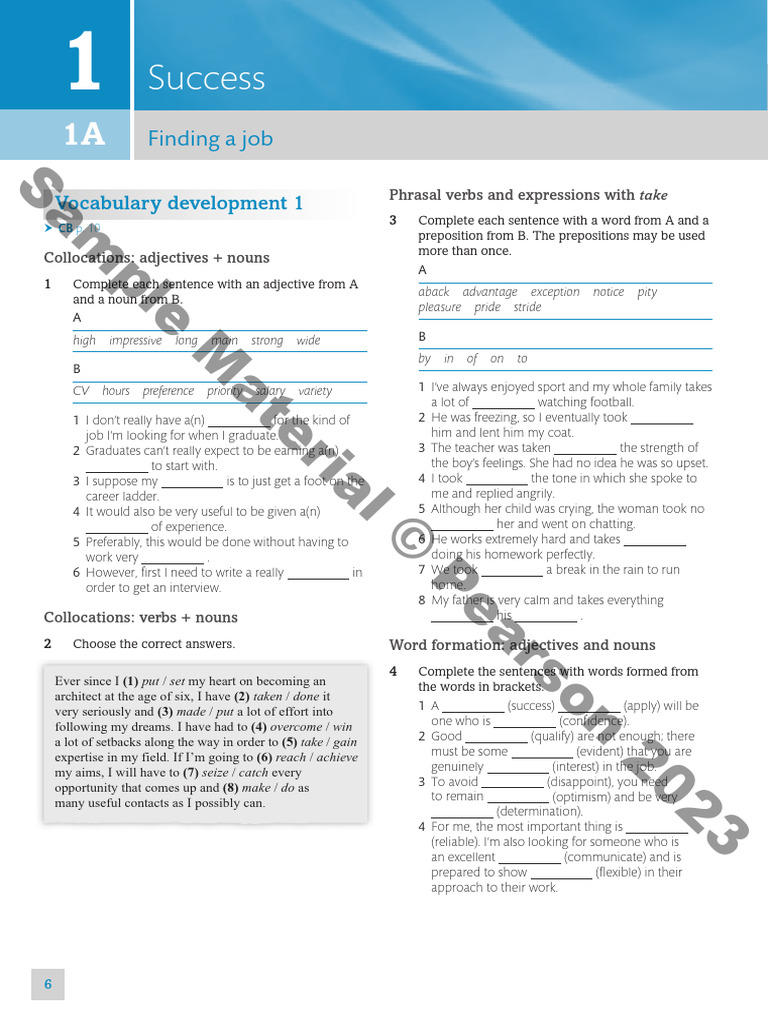 Expert Cambridge ADV U1 - Student's Book | PDF | Teachers | Human Communication