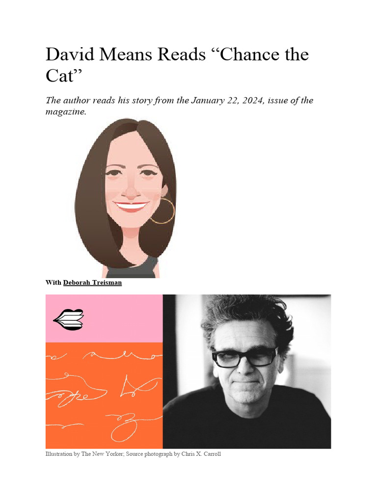 2 David Means Reads | PDF