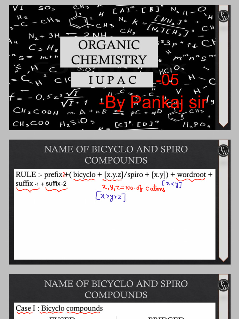 IUPAC 05 _ Naming of Bicyclo and Spiro Compounds _ Class 11 _ NEET ...