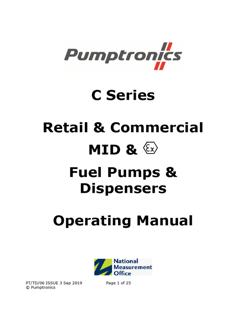Pumptronics C Series MID Operators Manual | PDF | Pump ...