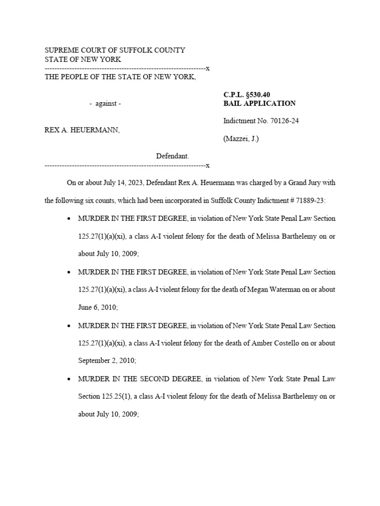 LISK/Rex Heuermann Application FINAL | PDF | Dna Profiling | Forensic ...