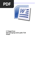 Fungsi Menu Font Di Microsoft Word | PDF