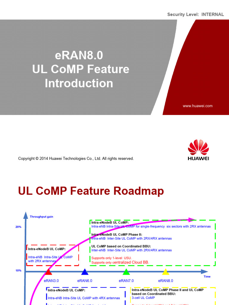 SPD - eRAN8.0 UL CoMP Feature Introduction-20140905-A-1.0 | PDF