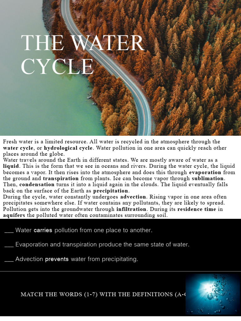 The Water Cycle | PDF | Water Cycle | Water