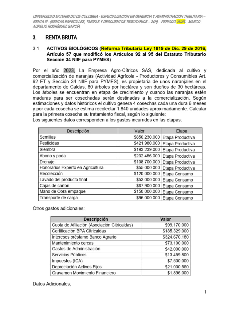Ue Renta Iii Rentas Especiales Tarifas Y Dtos Tributrios 2024 Pdf 