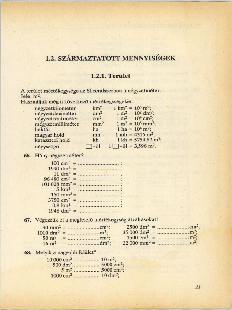 FIZIKA Szorgalmi Feladatok 7 Oszt I Félév LR | PDF