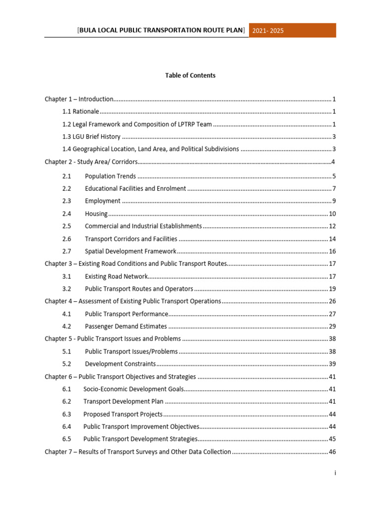Bula LPTRP Updated | PDF