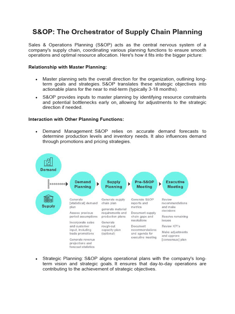 S&OP | PDF