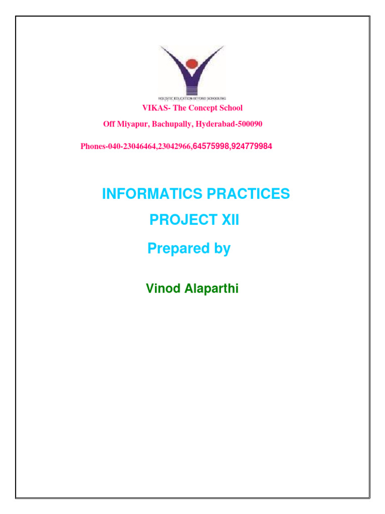Ip Project 2ND Year | PDF | Python (Programming Language) | Database Index
