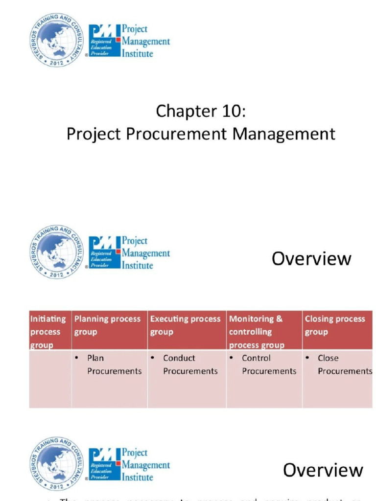 Project Procurement Management | PDF