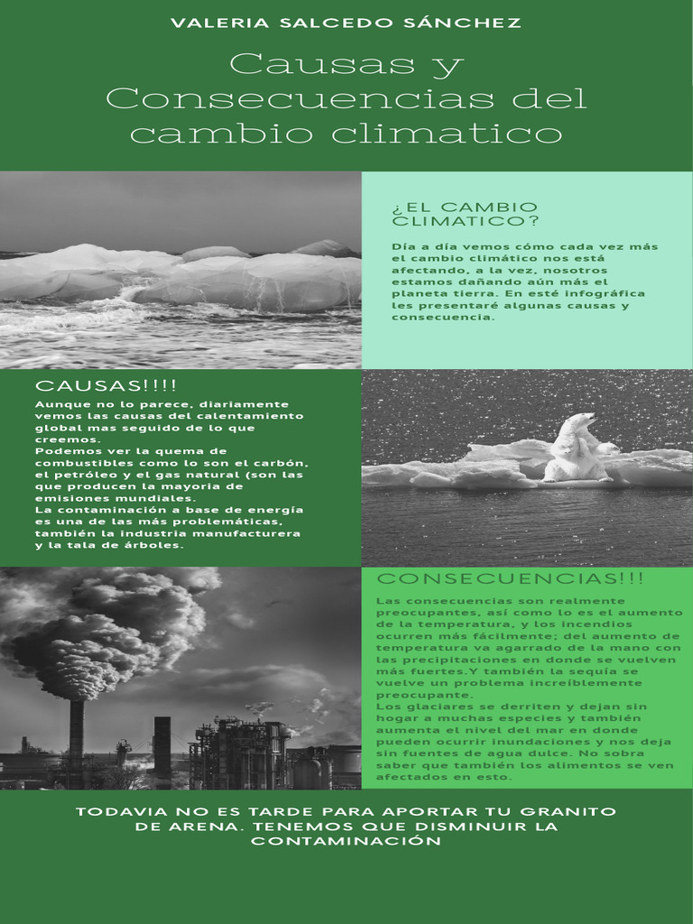 Causas Y Consecuencias Del Calentamiento Global Pdf